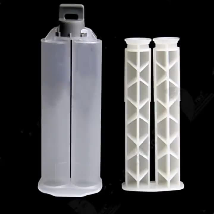 All Size 50cc Double Barrel Plastic Glue Applicator Dual Syringe ...