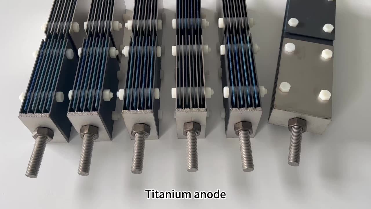 Electrolyzer Electronic Titanium Anode Platinum Coated Titanium ...