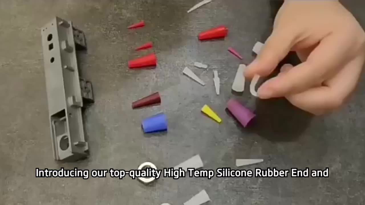 High Temp Silicone Rubber End And Tapered Stopper Plugs For Powder Coat ...