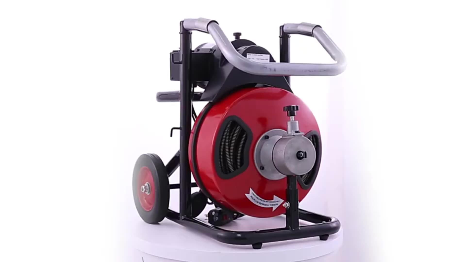 Hotel Snake Drain Pipe Cleaning Machine Sewer Unblocking Spiral Auger ...