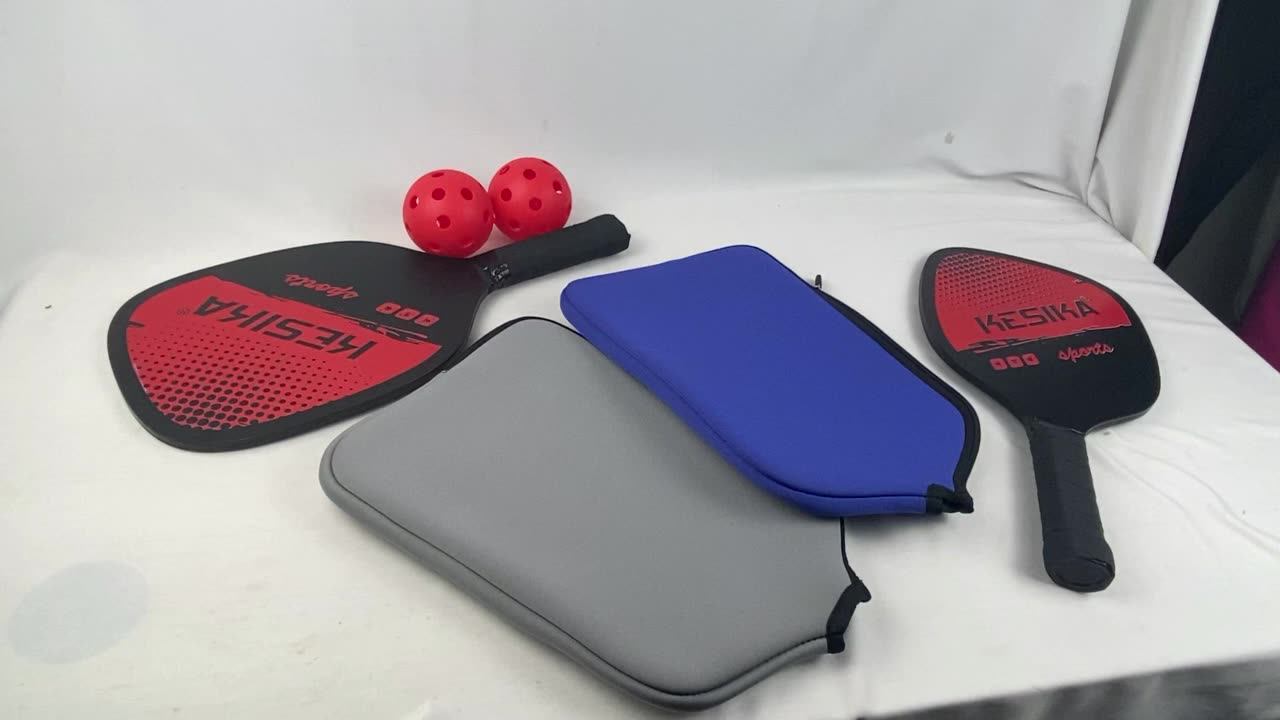 Oem Customized Logo Pickleballs Paddle Racket Pouch Bag Neoprene ...