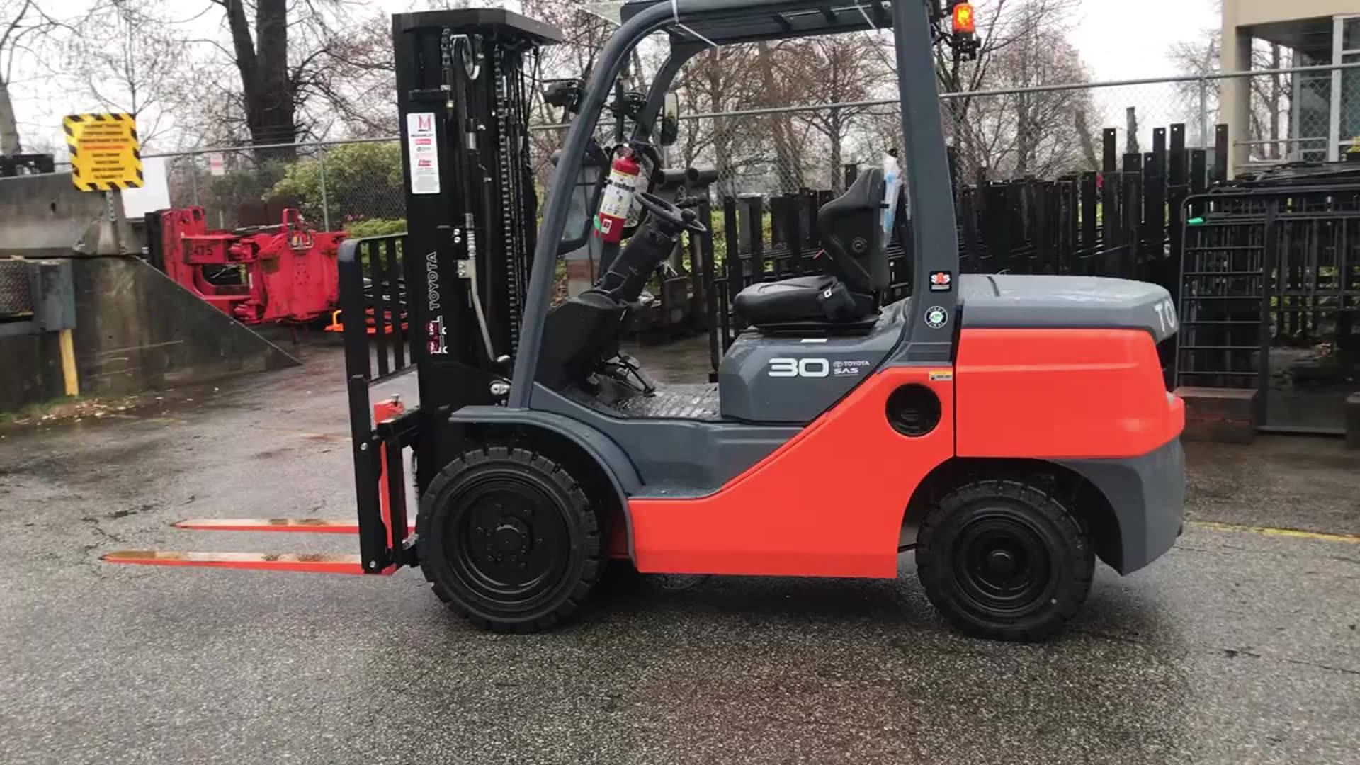 Superior Performance Used 8fgu25 3 Ton Industrial Equipment Forklift ...