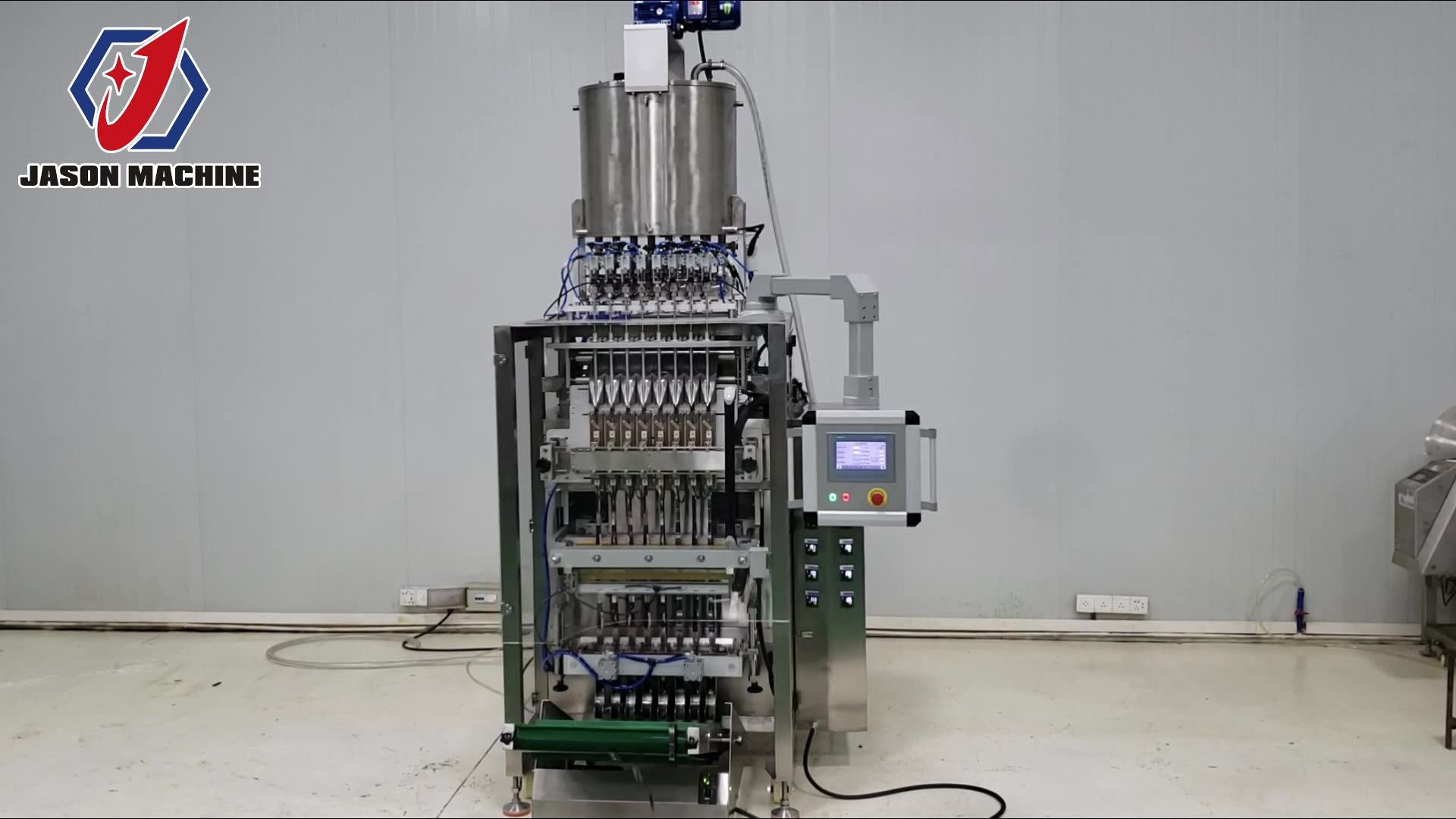 Multi Line Full Automatic Stick Sachet Bag Liquid Ice Lolly Ice Pop ...