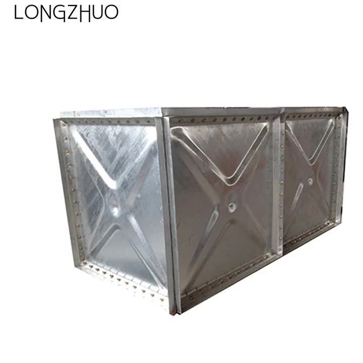 50 Cubic Meter Hot Galvanized Steel Water Tank For Bog Project Use ...
