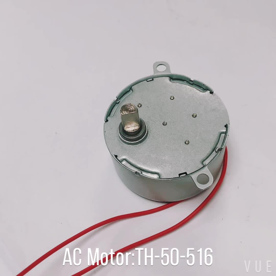 Ac Synchronous Motor 24v Ac Motor Phase Single 0.8-1rpm - Buy ...
