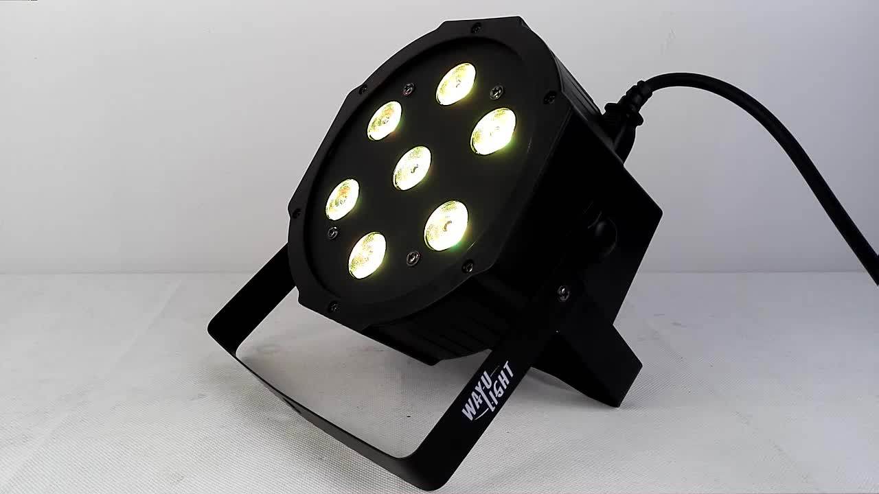 7x10w Led Par Light Rgbw 4in1 7*10w Flat Par Led Dmx512 Disco Lights ...