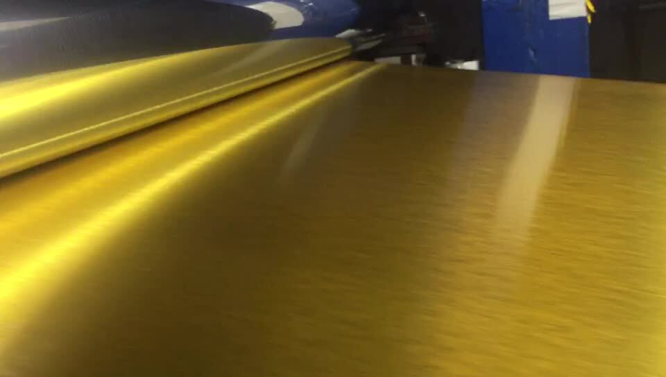 Silver Gold Brown Hairline Finish Brushed Aluminum Plastic Composite ...