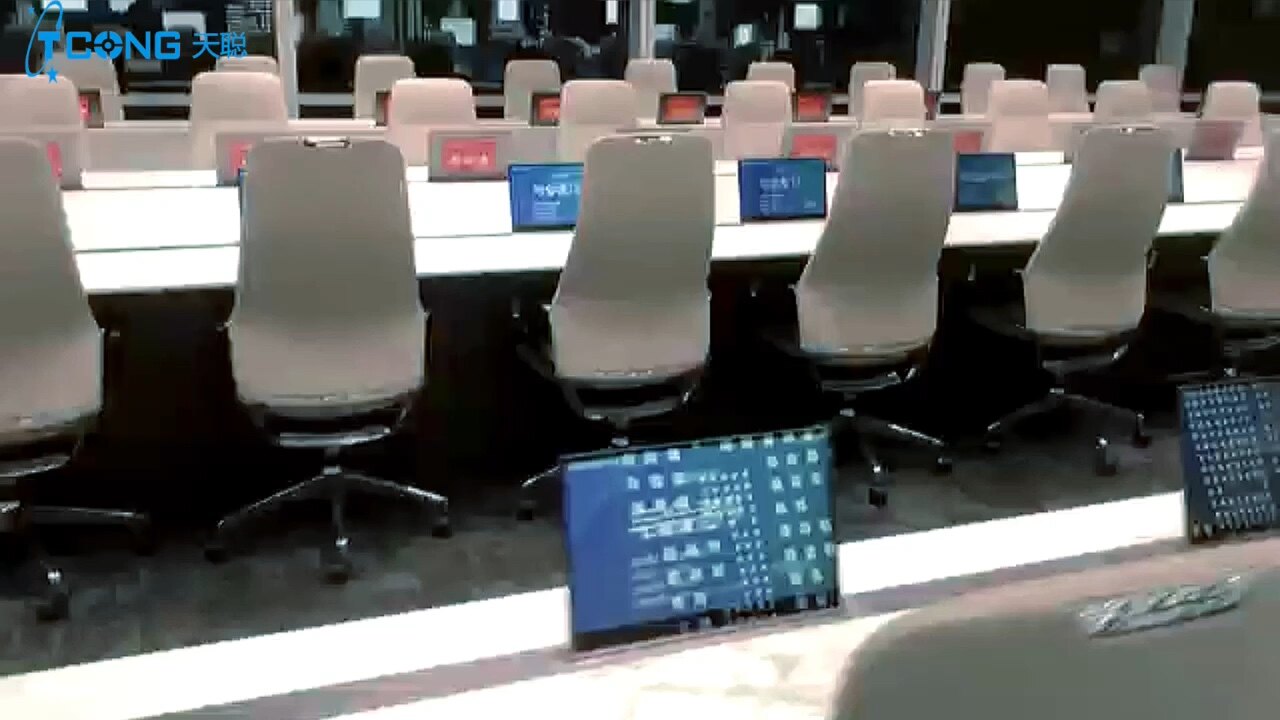 Aluminum Fhd Monitor Lifting Up Mechanism With Retractable Screen ...