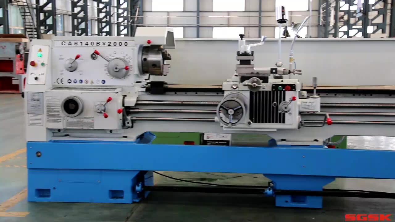 400mm Bed width horizontal CA6140 manual lathe mini mechanical lathe ...