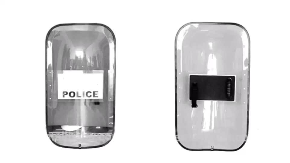 High Impact Police Plastic Anti-riot Shield - Buy Police Plastic Shield ...