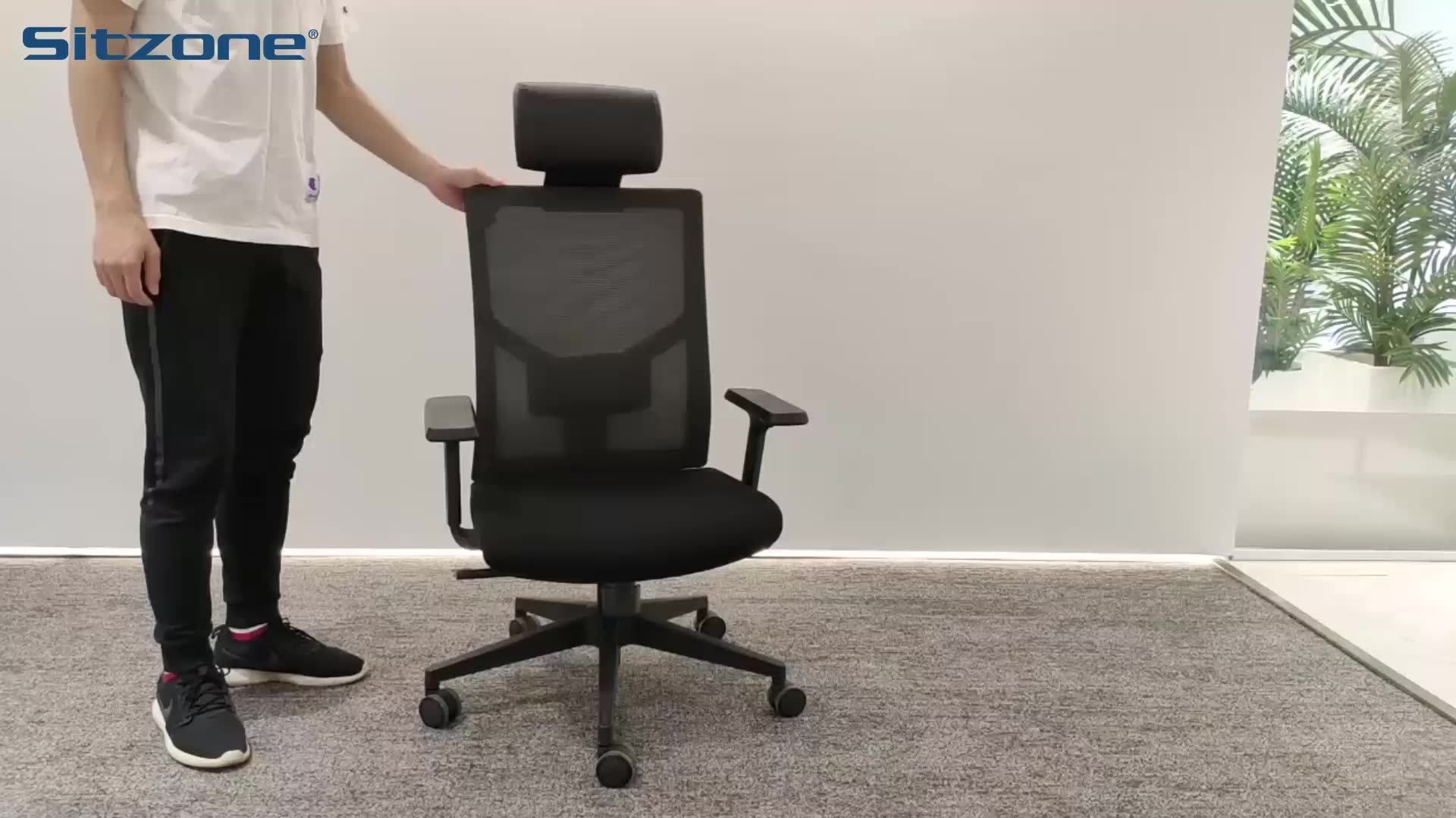 Sitzone Office Chairs New China Style Ergonomic Swivel Mesh Office ...