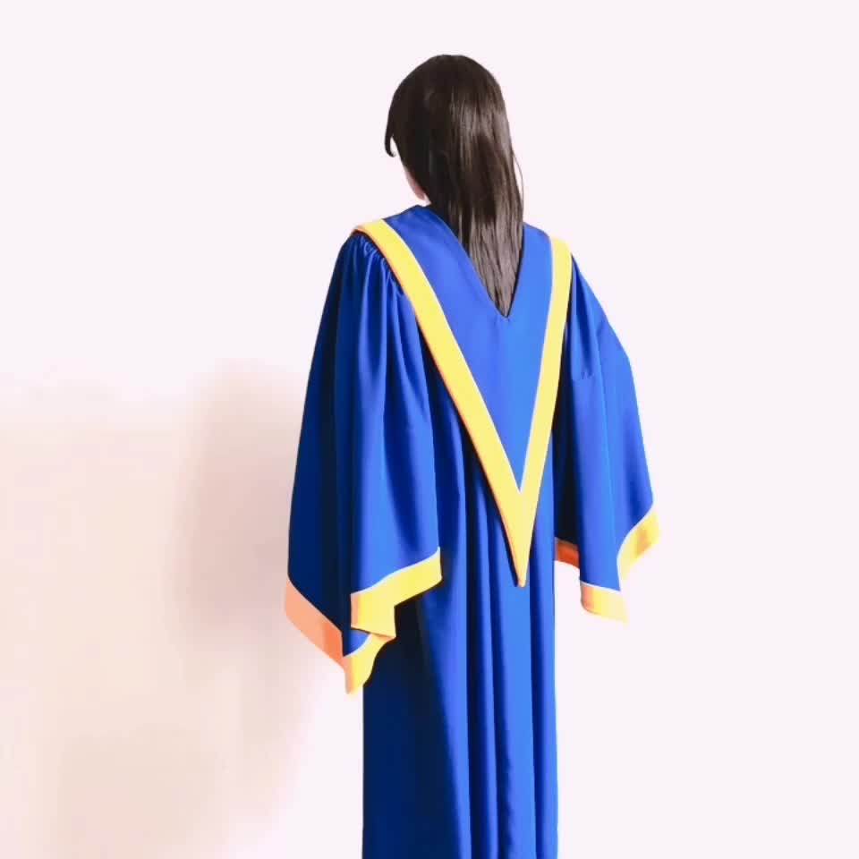 Unisex Modern Church Choir Robes Designs with a Reversible Stole ...
