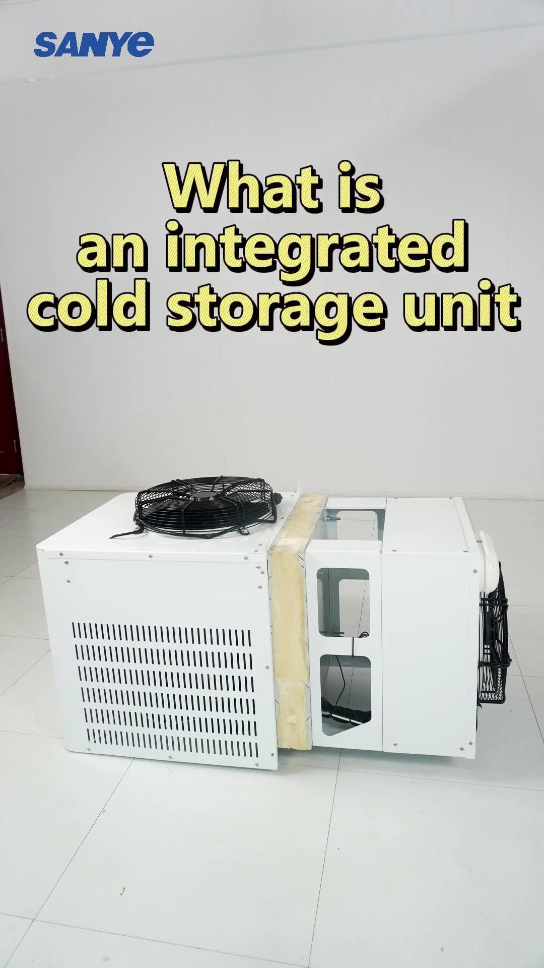 Cold Storage Outdoor Freezer Unit Refrigeration Screw Compressor ...