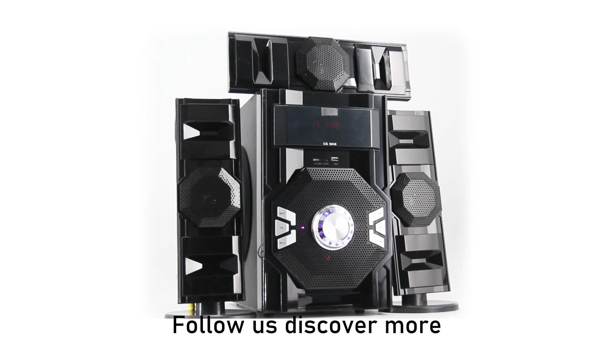 Powerful Hi-fi Speaker Sound Bar Home Theatre System 3.1 Stereo ...