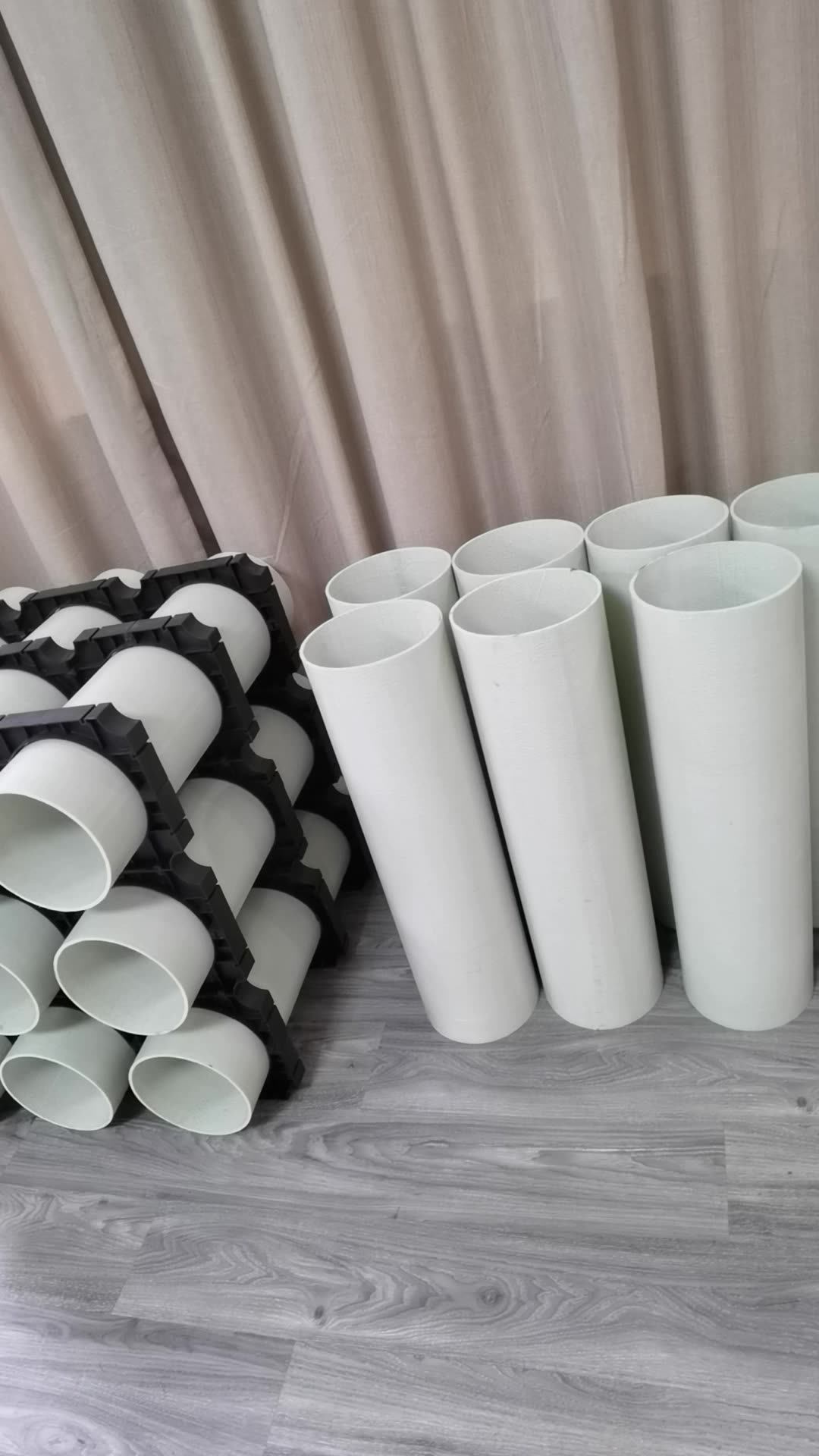 Factory Supply High Strength Fiberglass Pipe Frp Round Hollow Tube Grp ...