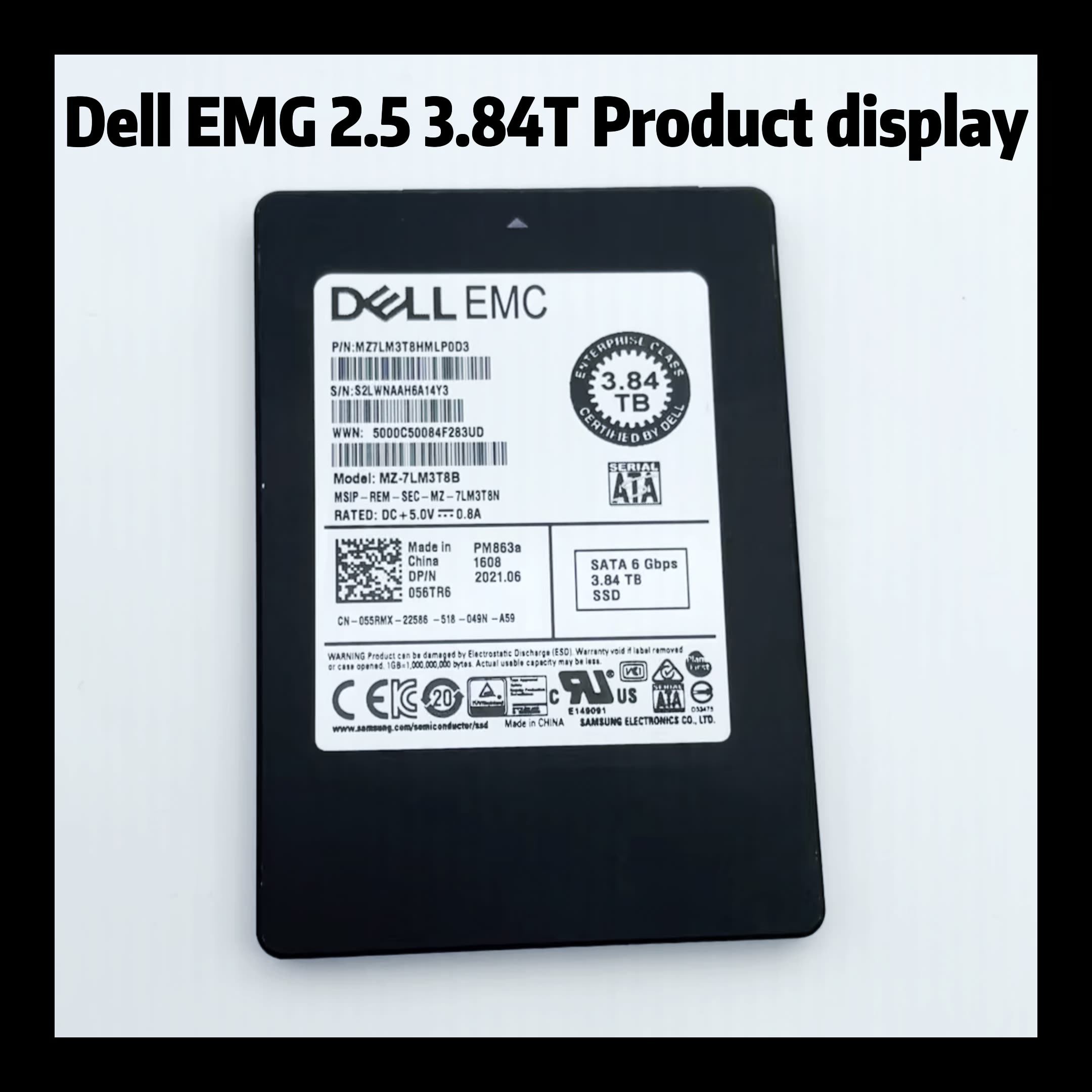 Solid-state-laufwerk Dell Emc Ssd 3.84t 2.5in Sata 6 Gbit/s Server ...