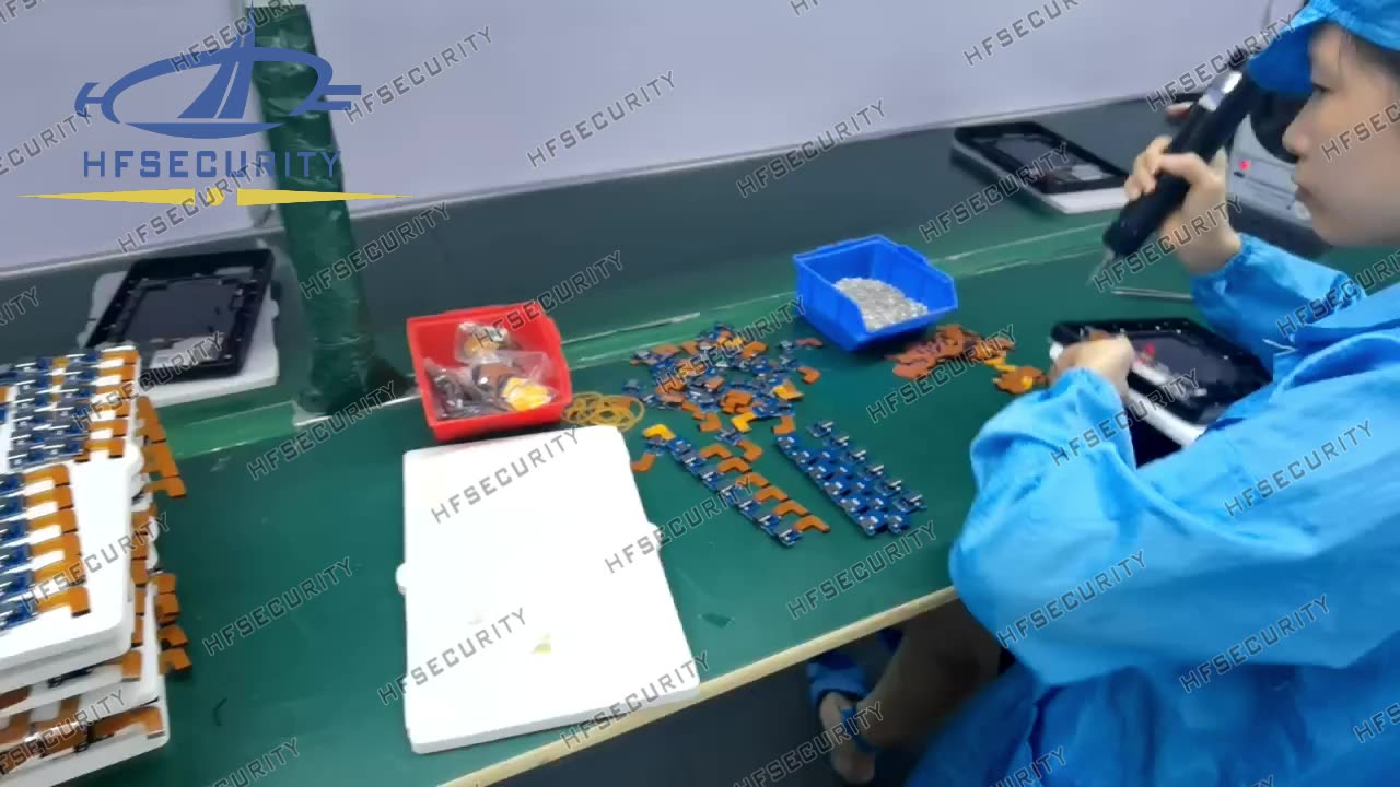 Hfsecurity Fp08 Barcode Scanner Android Rugged Iris Fingerprint Tablet Terminal With Brightness ...