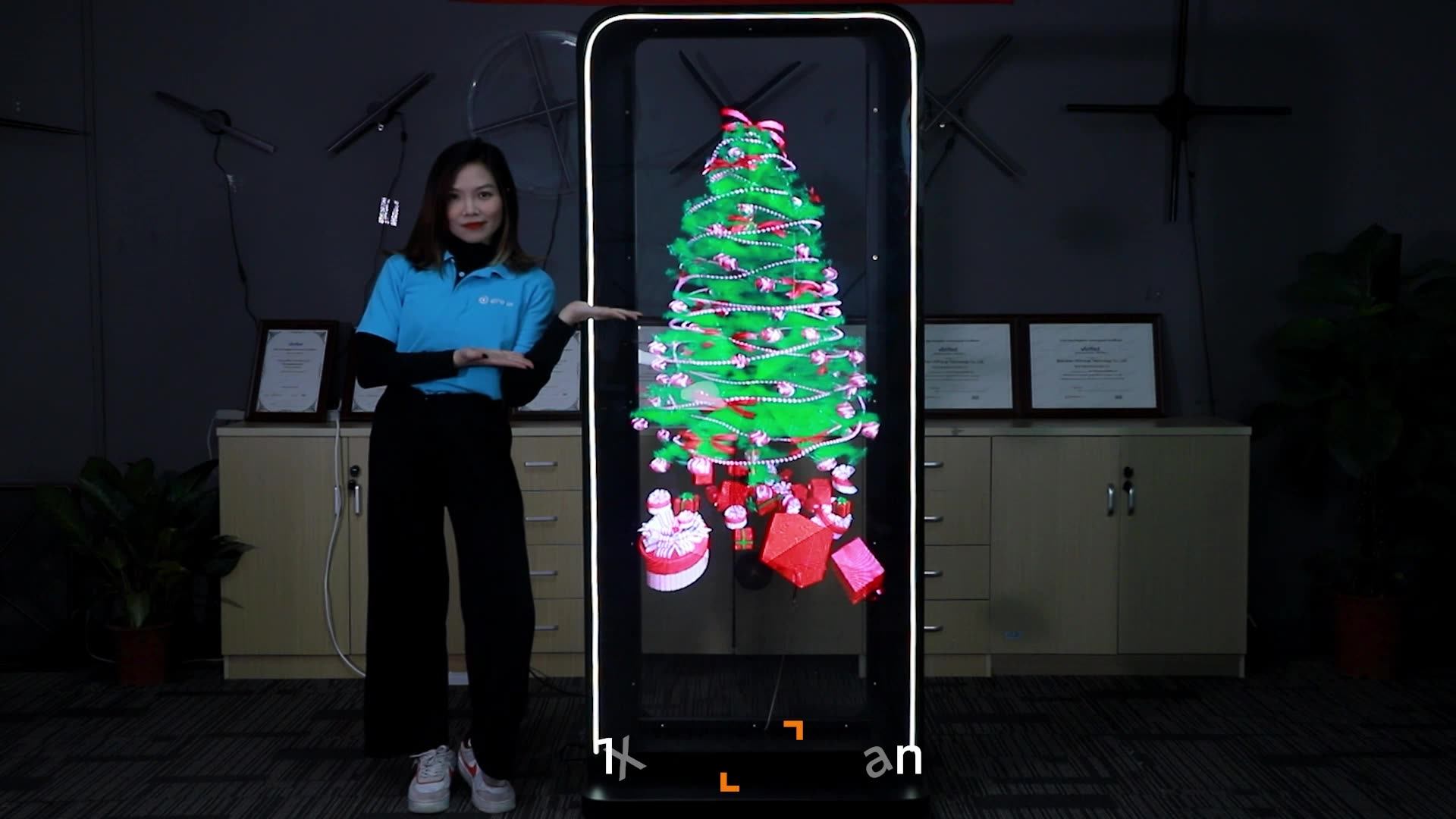 Hologram 3d Led Wall Holographic Fan Projector 3d Hologram Light ...