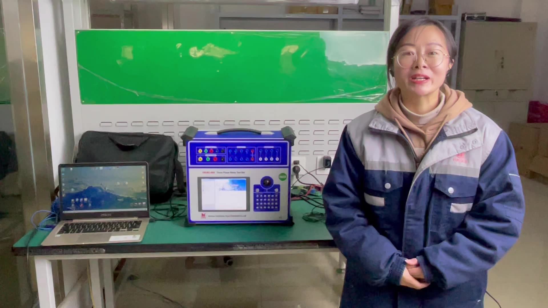 802 Three Phase Relay Protection Tester Secondary Current Injection ...