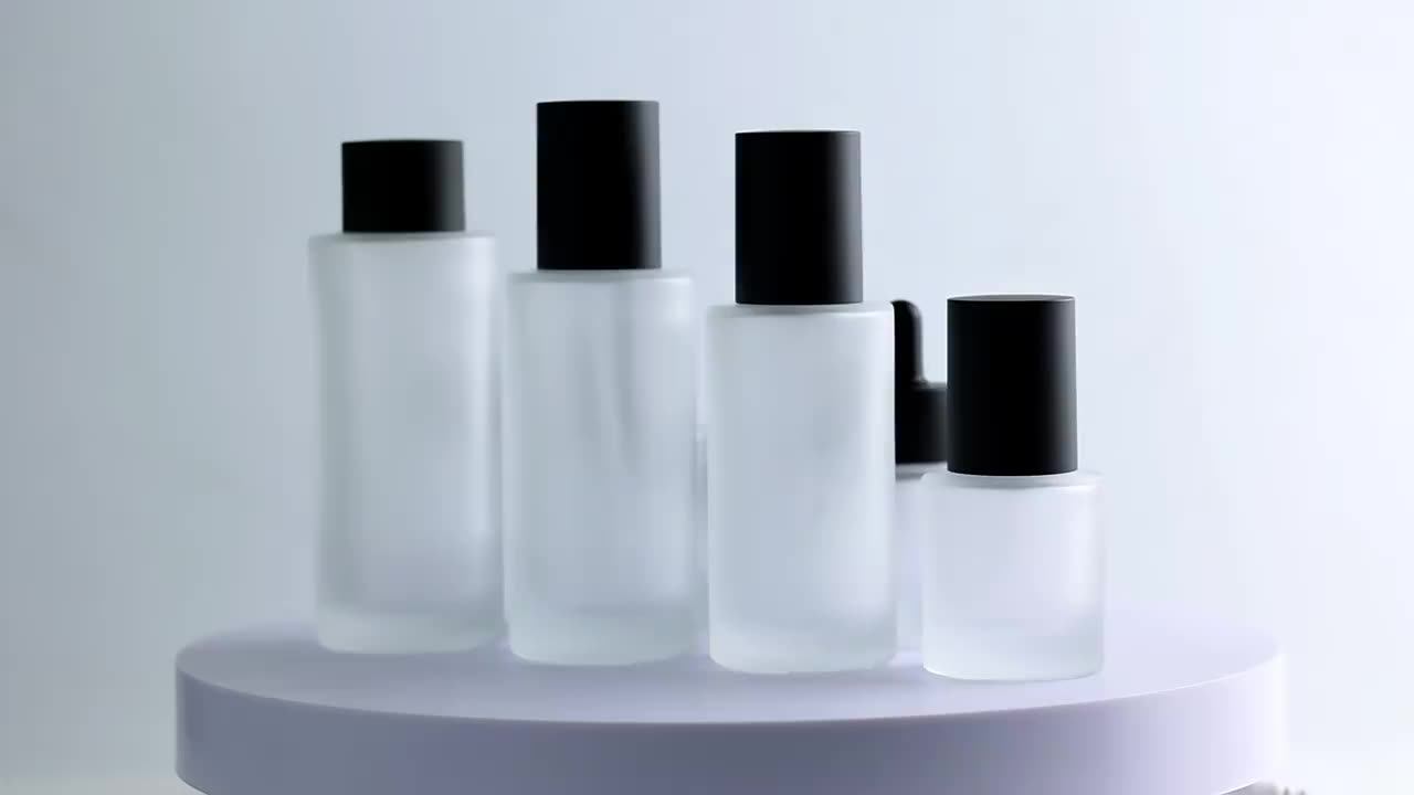 Luxury Lotion Serum Glass Face Cream Container/jars Set 30ml 50ml 100ml ...