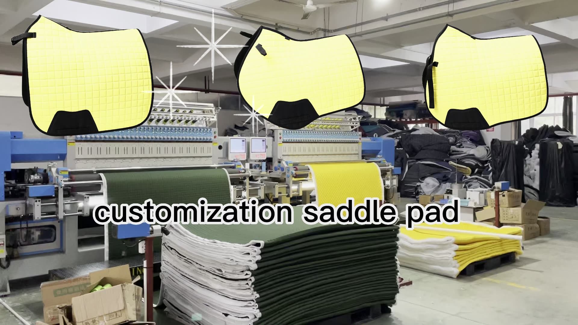 Source Factory Horse Accessories Saddle Blanket Matching Set ...