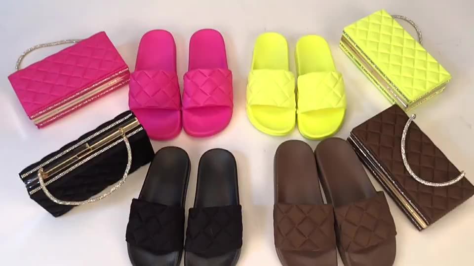 Purse And Sandals Set Women 2021 Matching Purse And Shoes Ladies Purses ...