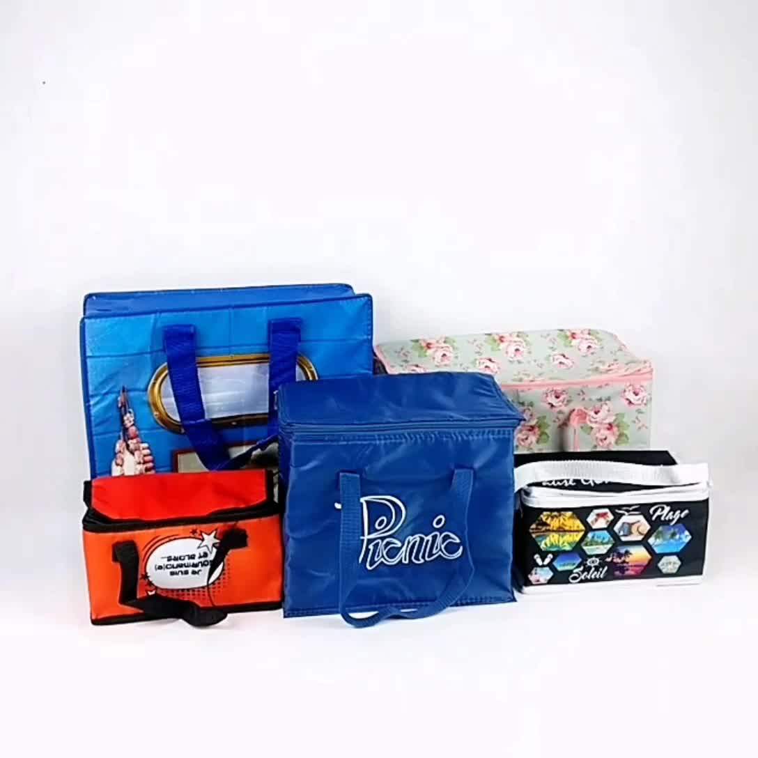 Custom Cheap Reusable Aluminium Foil Neoprene Lunch Box Thermal Bag ...