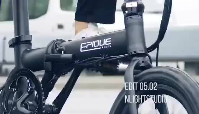 16 Inch 36v 250w Eu Standard City E Cycle E Bike Unicool Folding ...