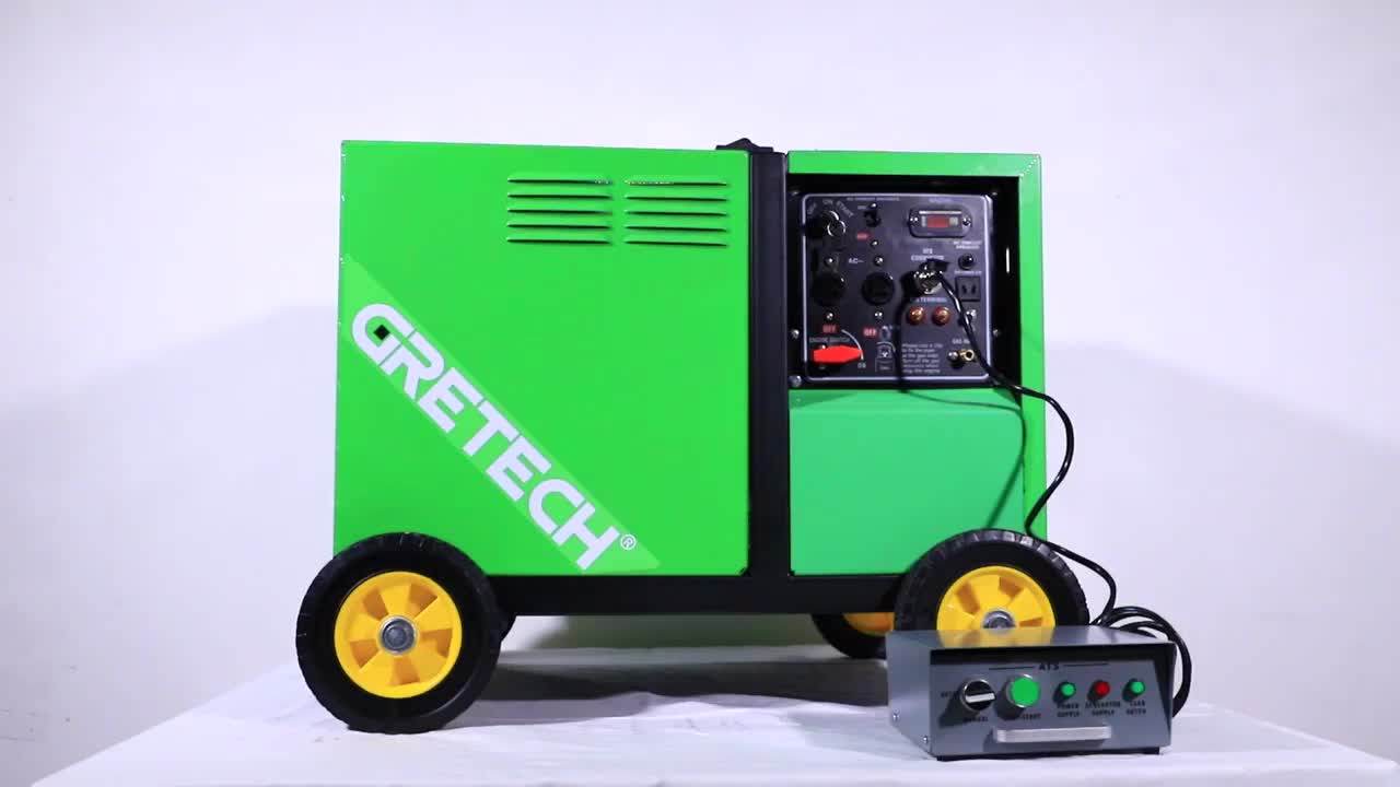 Gretech 5kva Silent Lpg Generator Home Standby Whole House Generator ...