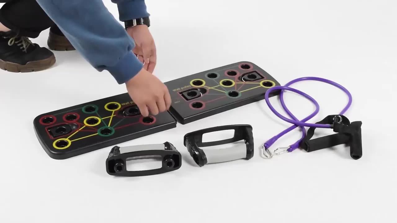 Multi-function Portable 9 In 1 Push-up Bracket Board Push Up Board With ...