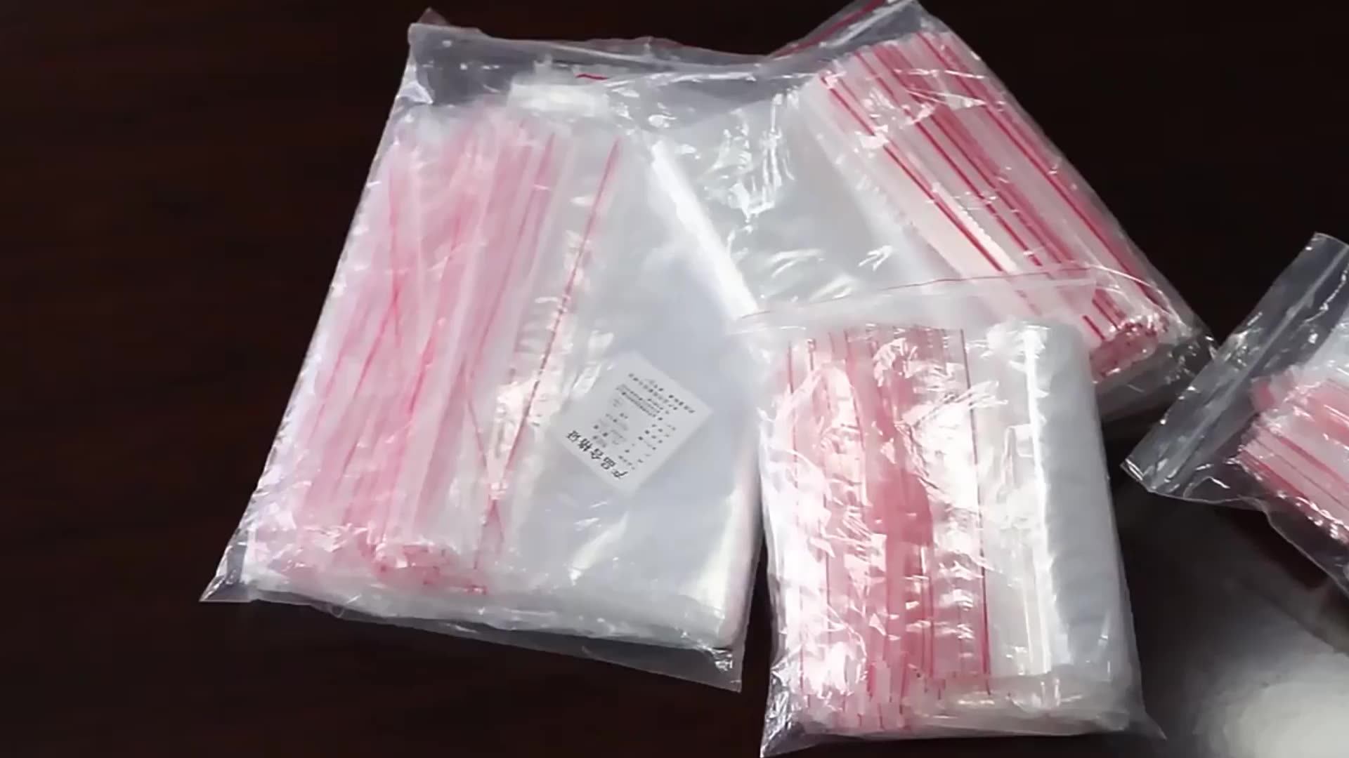 Self Sealing Adhesive Clear Plastic Bags Custom Plastic Pe Zip Lock Bag ...