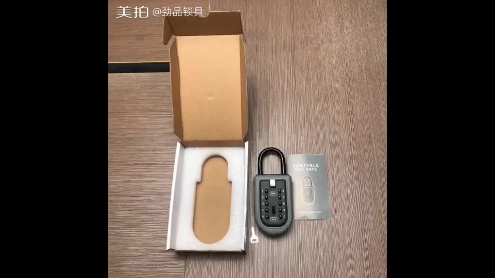 10 Push Button Combination Key Storage Code Lock Safe Box With Handle ...