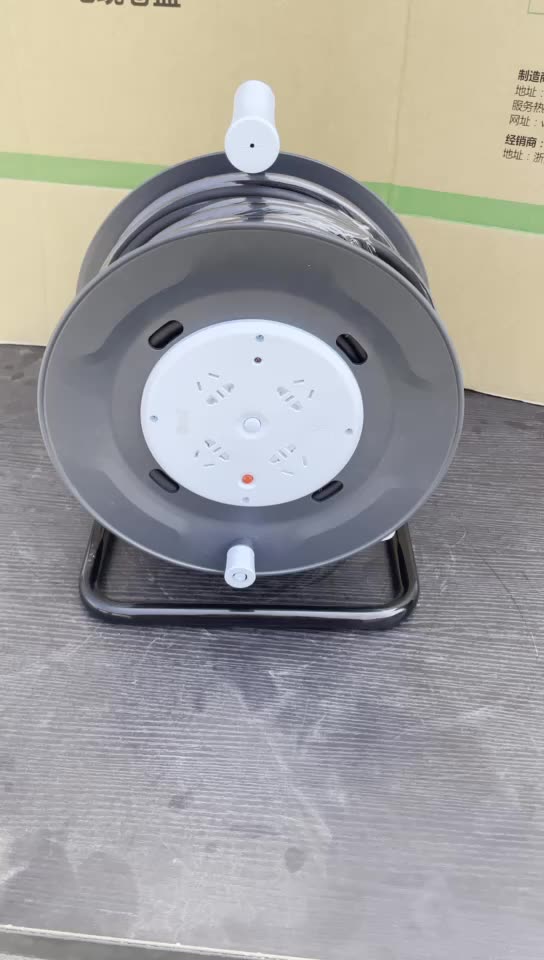 移动绕线盘电缆盘GN-804DL 250V 16A 3*2.5 30米过热漏电保护器-阿里巴巴