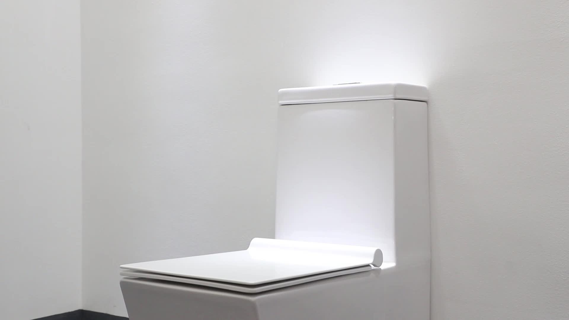 Modern Square Design Chinese Public Wc Toilet Commode Price - Buy ...