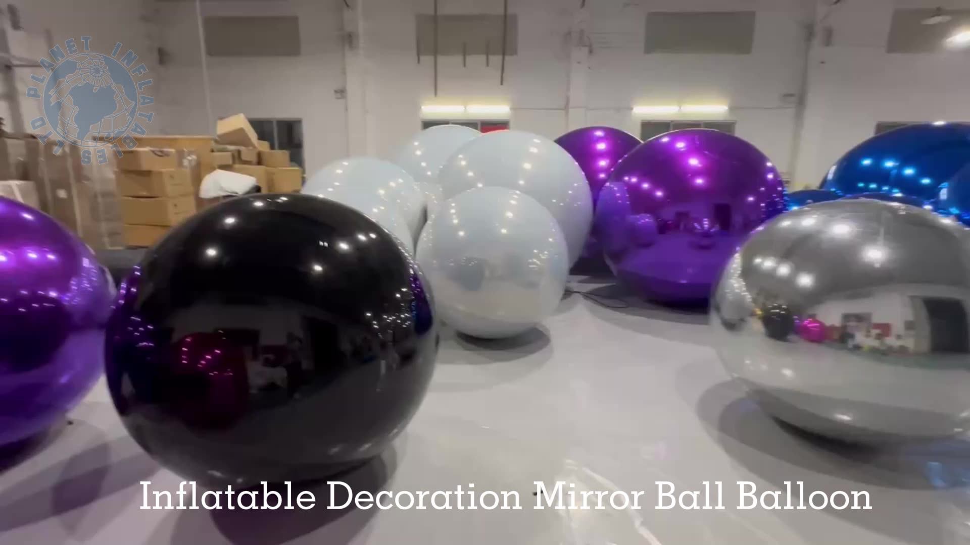 High Quality Double Layer Reflective Pvc Inflatable Mirror Ball Balloon ...