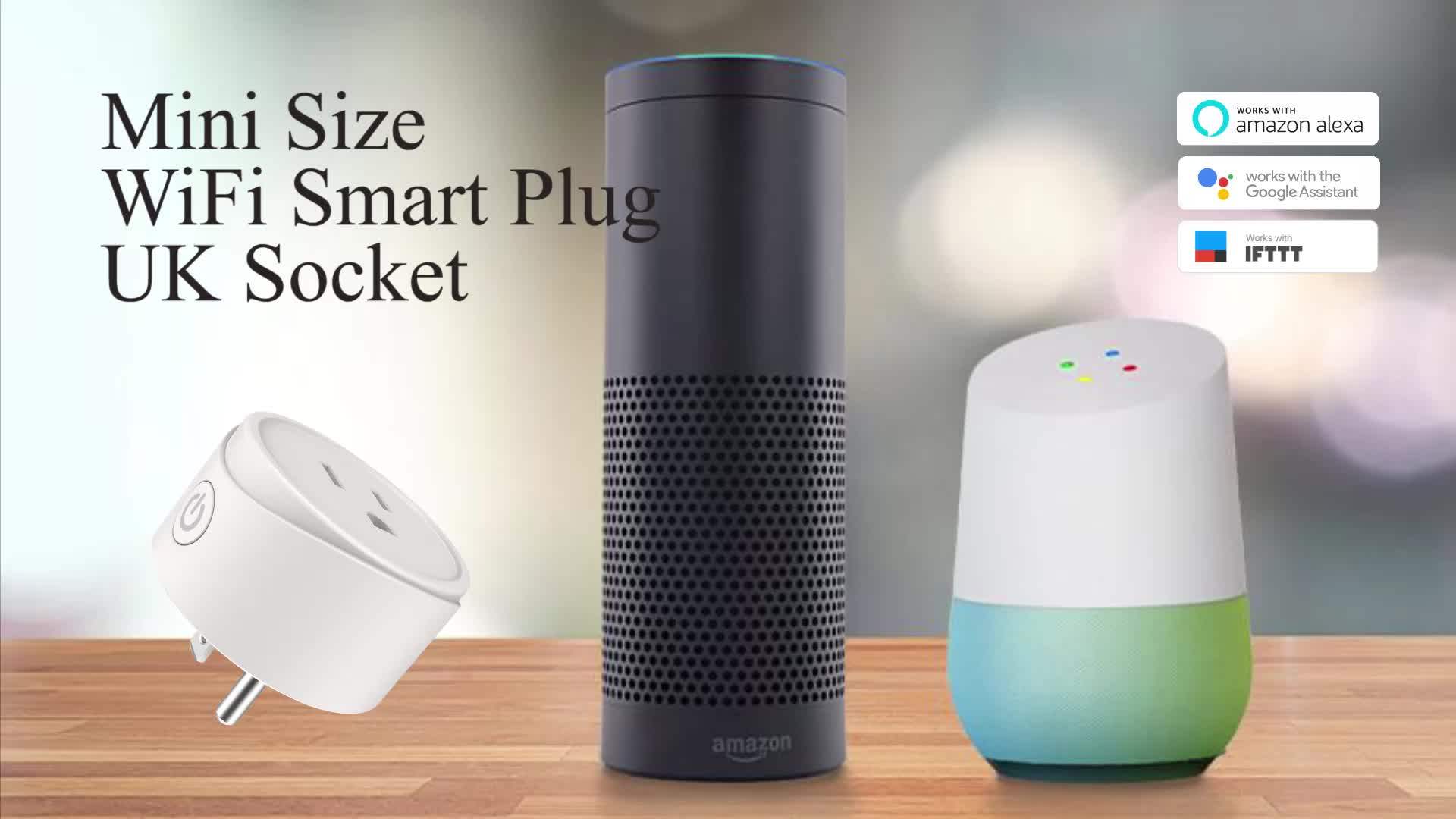 Tuya App Control Smart Uk Plug,220v Wifi Plug With Energy Monitoring ...