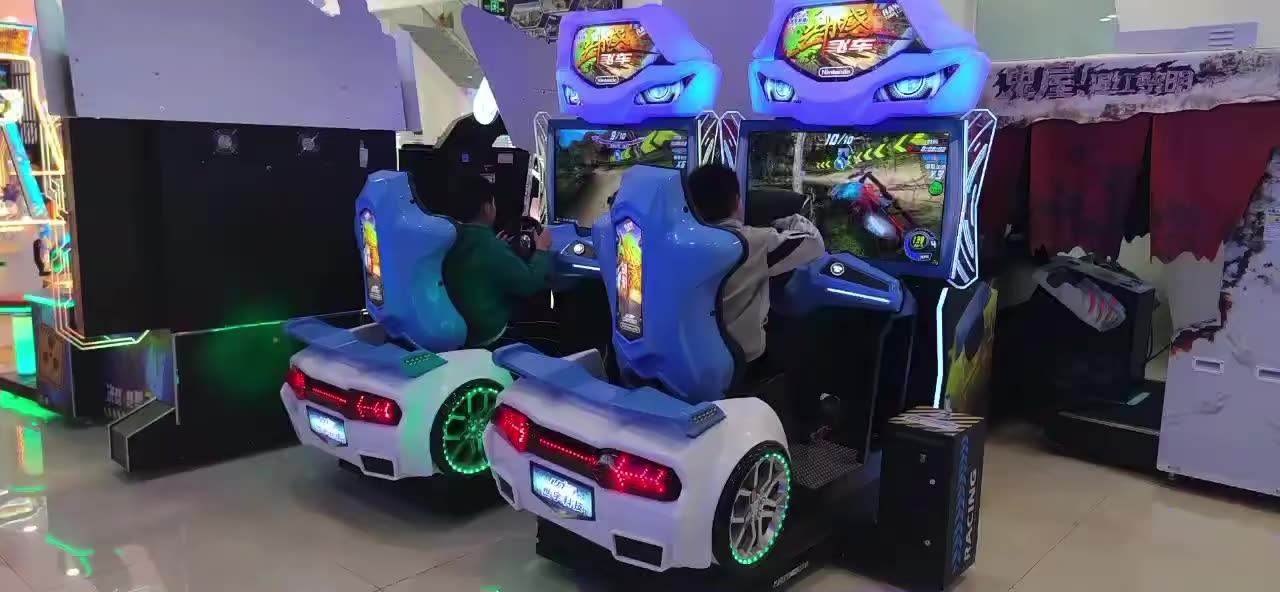 Luxury Dynamic Storm Racing Car Game Machine Coin Operated Arcade ...