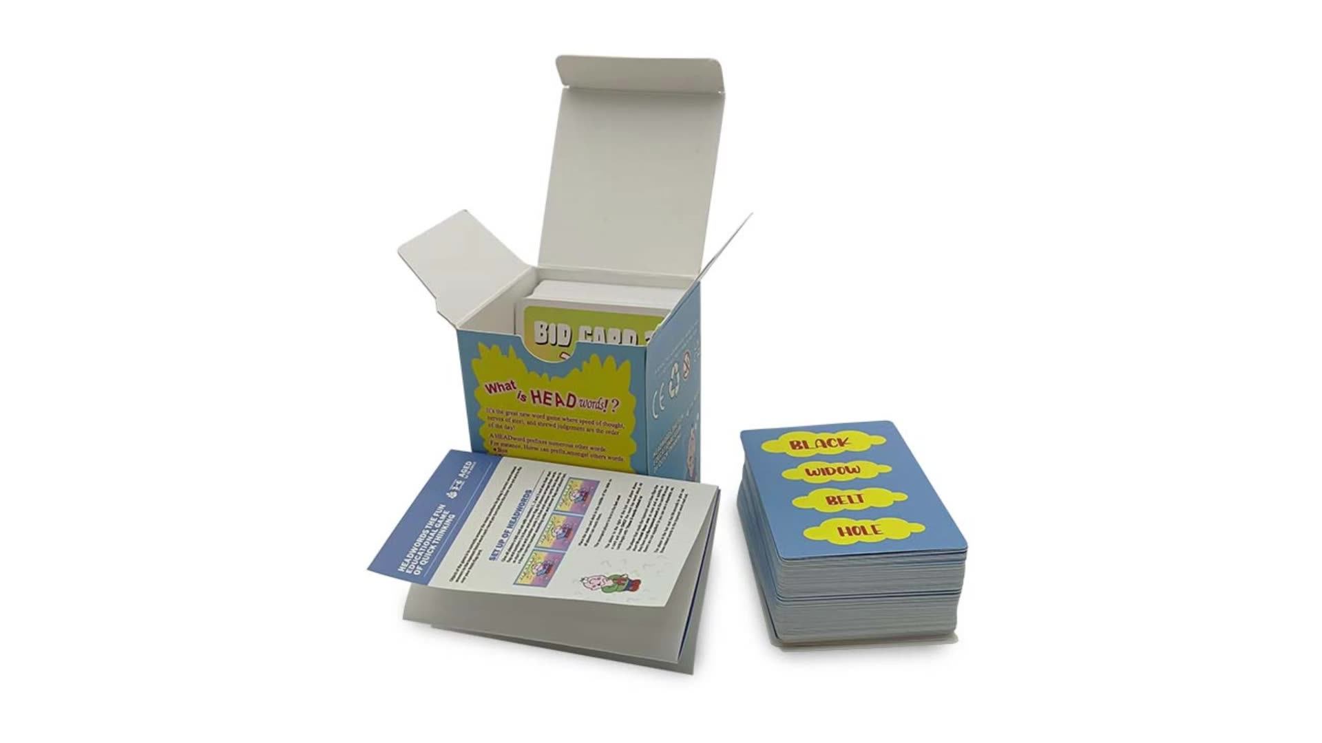 Free Samples Card Game Custom Printing Your Own Design And Logo High ...