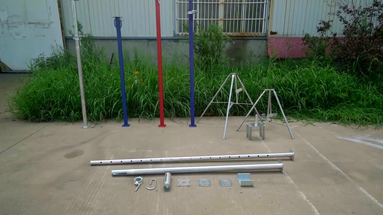 Adjustable Prop Jack Galvanized Acro Prop Shoring Heavy Duty Shuttering ...