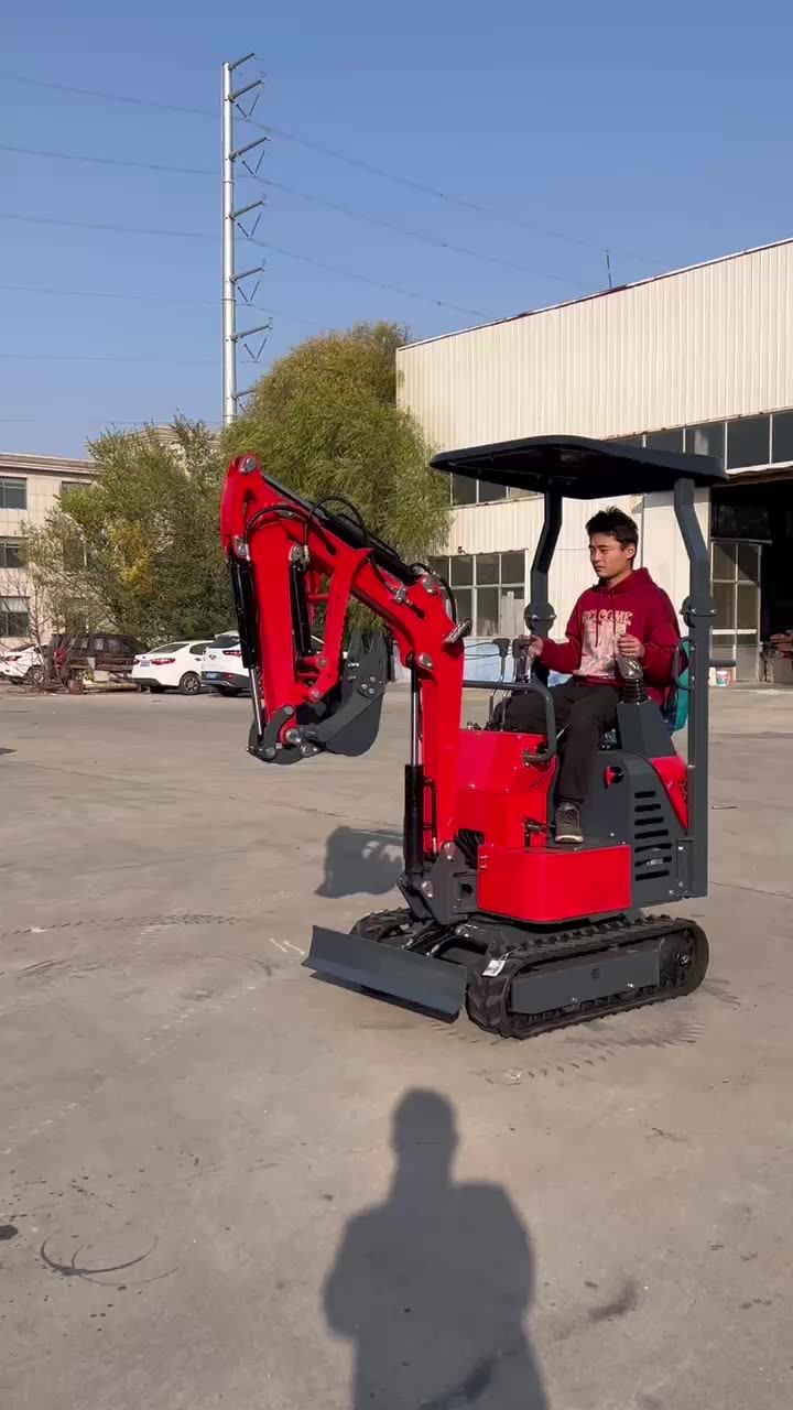 2024 Upgrade Awy10 Hydraulic Pilot Control Garden Use Mini Digger 1ton ...