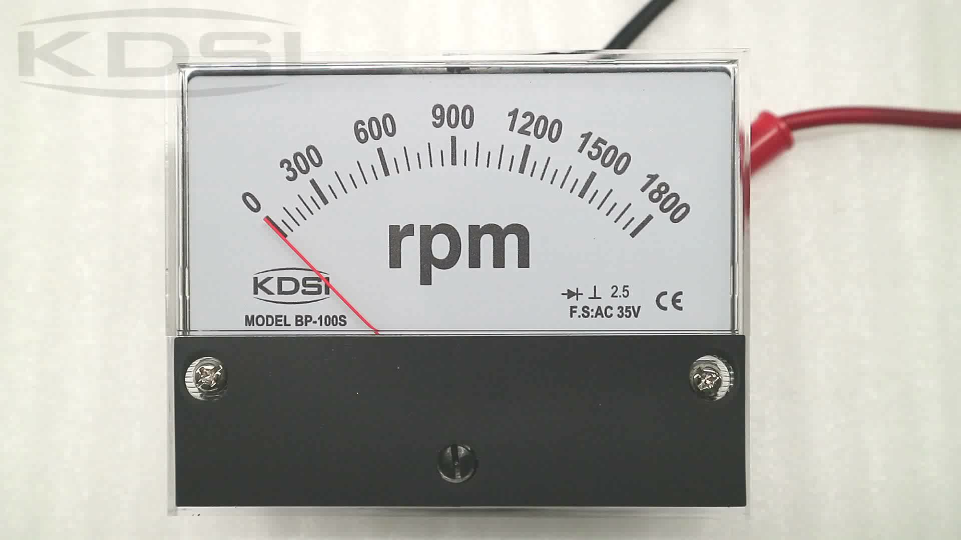 New Model High Quality Bp-100s Ac35v 1800rpm Analog Panel Tachometer ...