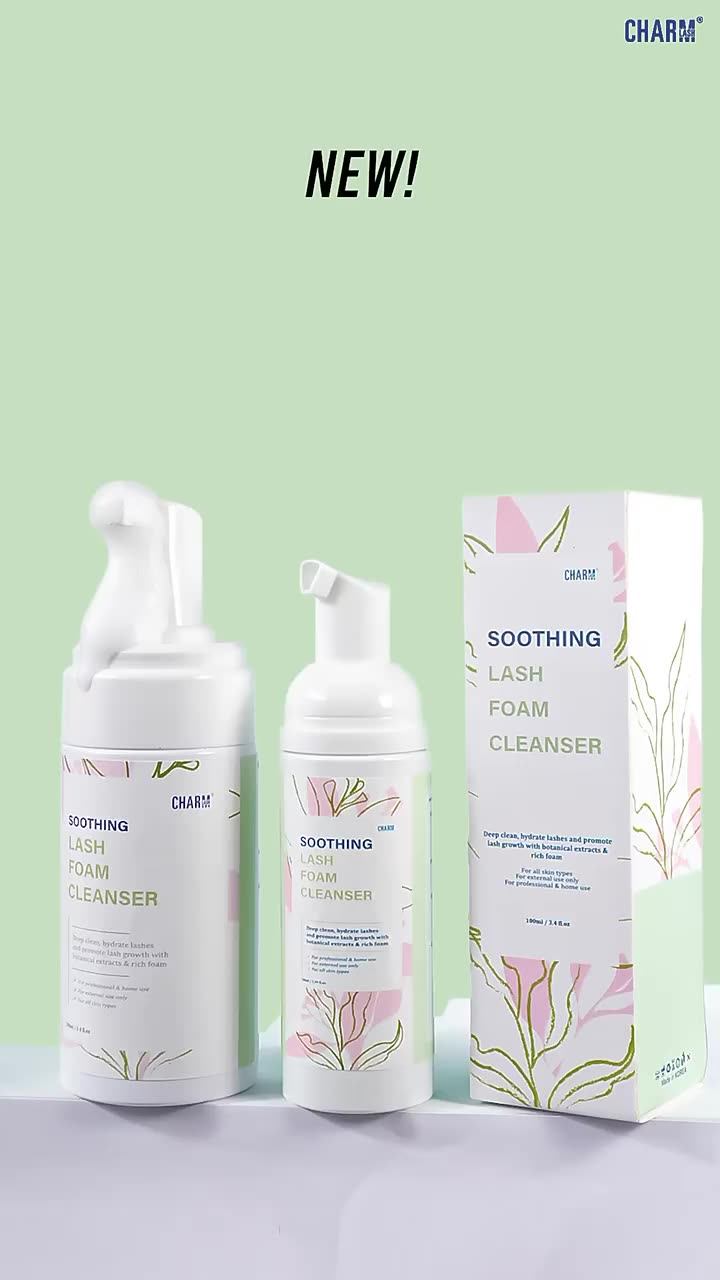 Lash Shampoo Custom Label Sulfate-free Korea Lash Cleanser Frosted ...