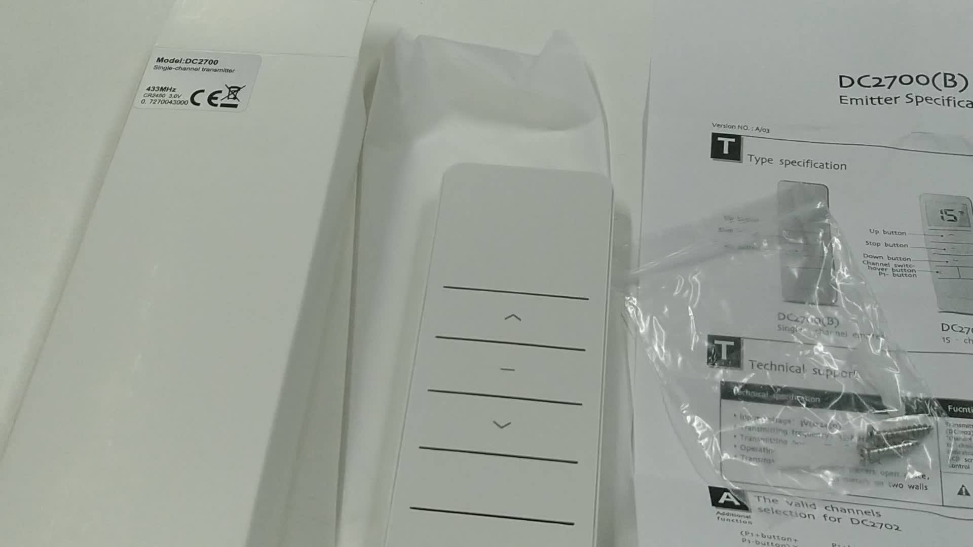 Wireless Control System Motor Controller Single Channel 433.92mhz ...