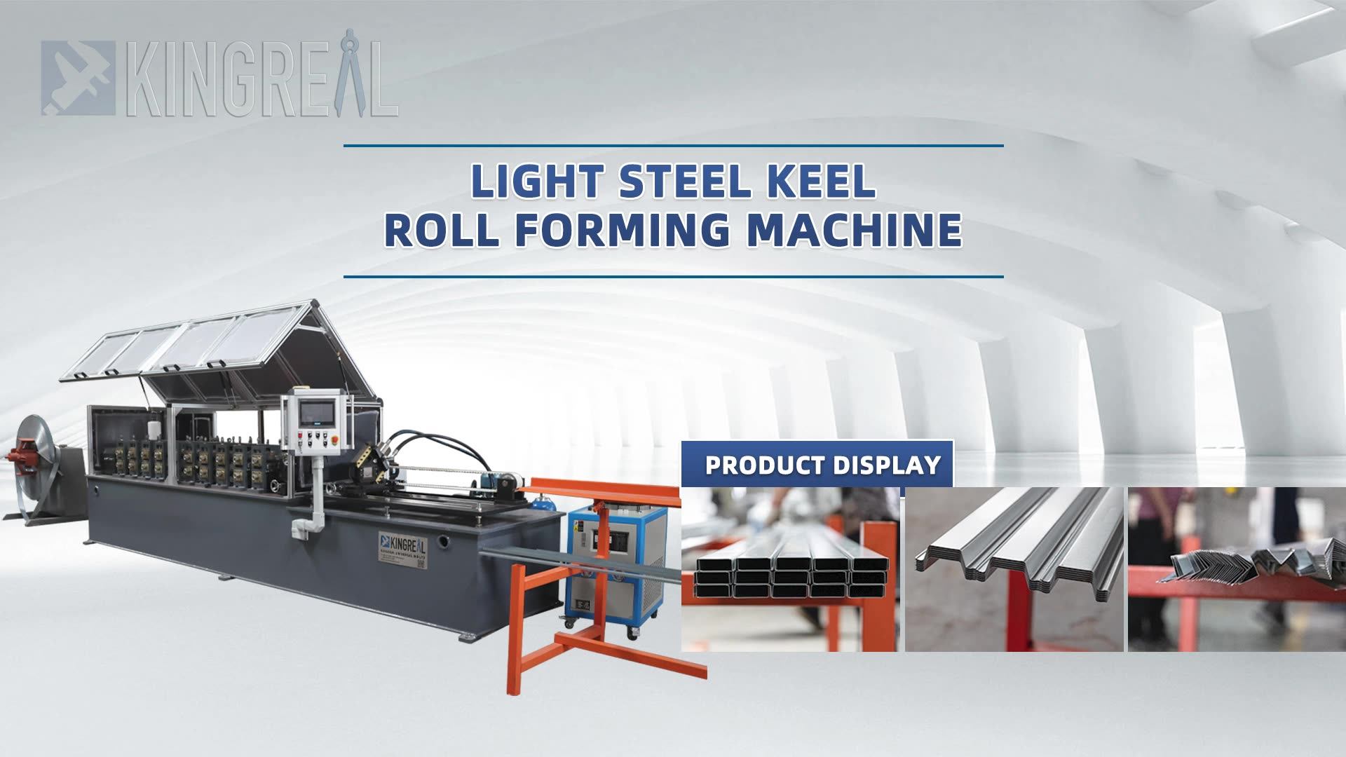 Light Gauge Ceiling System Profiles Roll Forming Machine Top-hat Runner ...