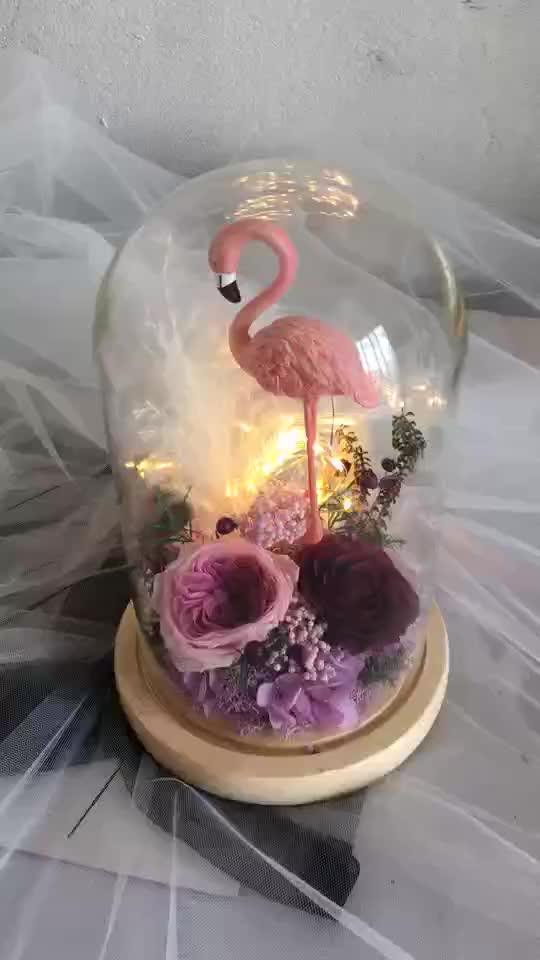 Latest Wedding Decor Preserved Roses In Glass Globe For Birthday Party ...