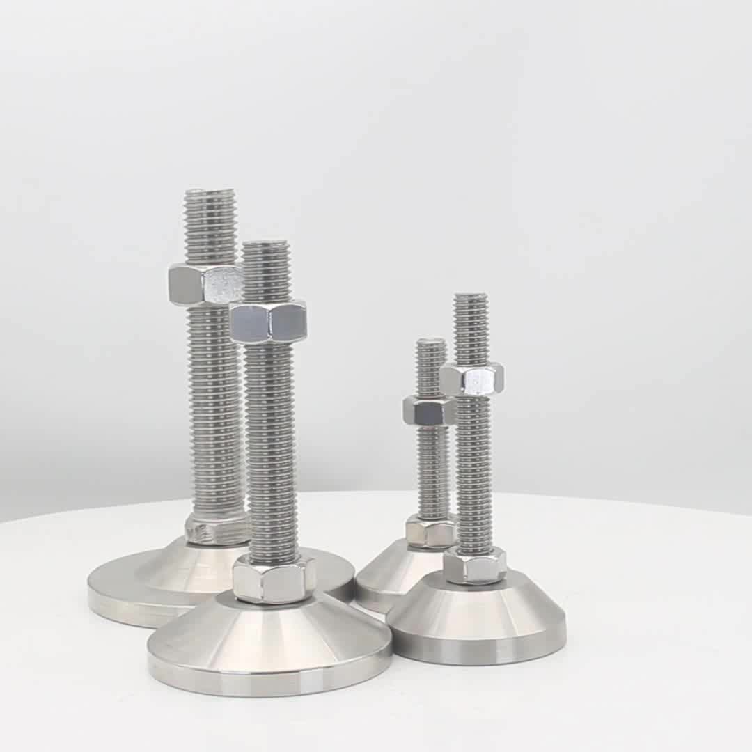 High Load Capacity Adjustable Metal Feet M16 Stainless Steel Adjustable ...