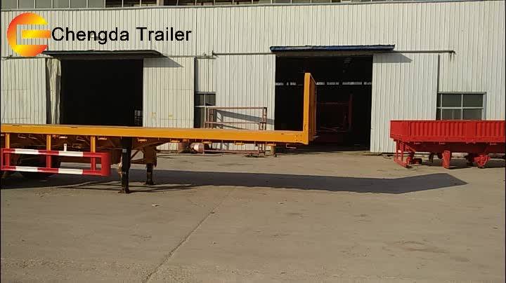 40 Ft Carry Container Truck Trailer Flatbed Tow Truck - Buy Carry ...