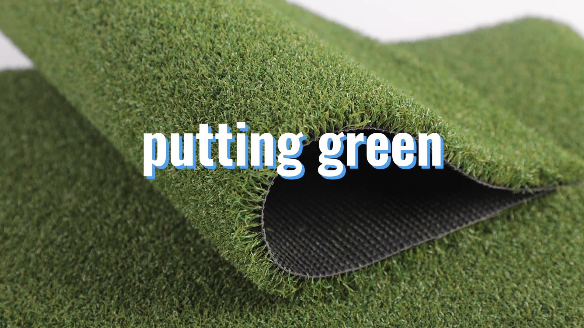 Outdoor Synthetic Lawn Artificial Fake Grass Golf Carpet Putting Green ...