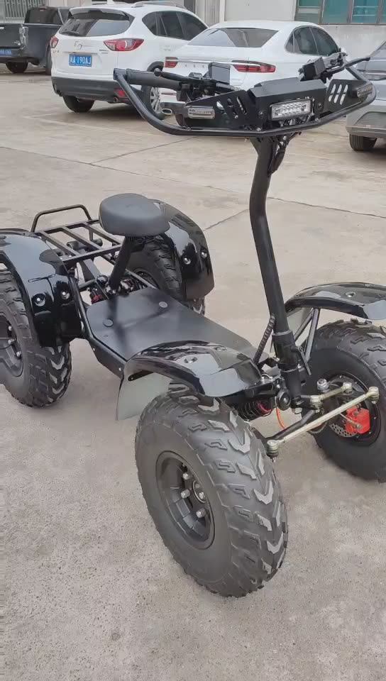 Powerful All Terrain Vehicle 4 Wheel Drive Electric Mobility Scooters ...