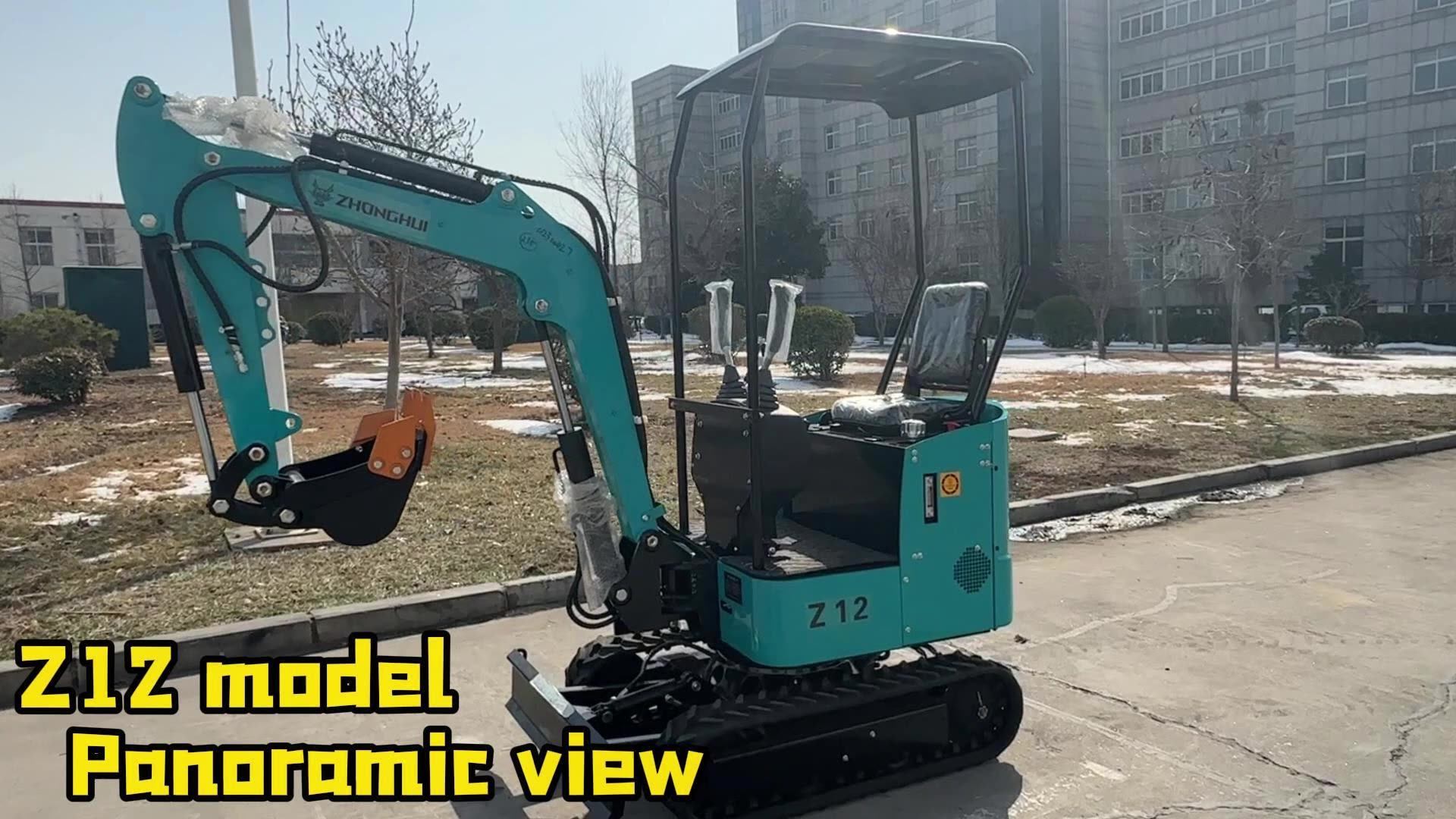Mini Excavator Digger With High Power Cylinder Agriculture 0.9ton Small ...